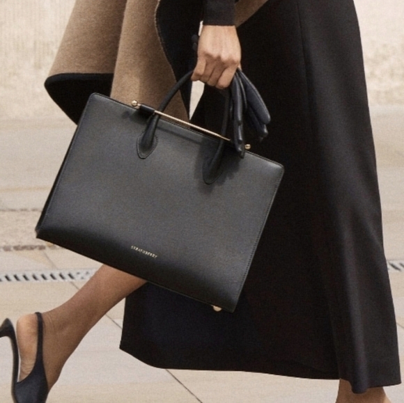 Strathberry | Bags | Strathberry Midi Tote In Black | Poshmark